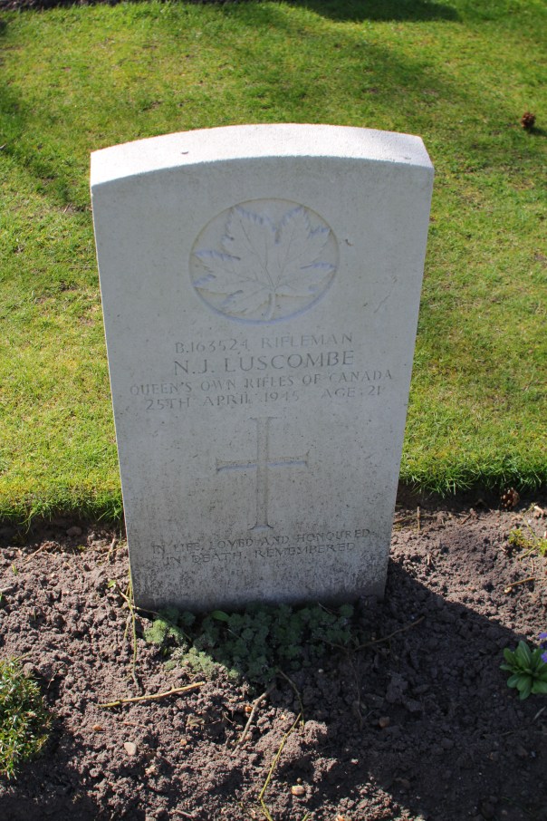 Luscombe, Nicholas John | The Queen's Own Rifles of Canada Regimental ...