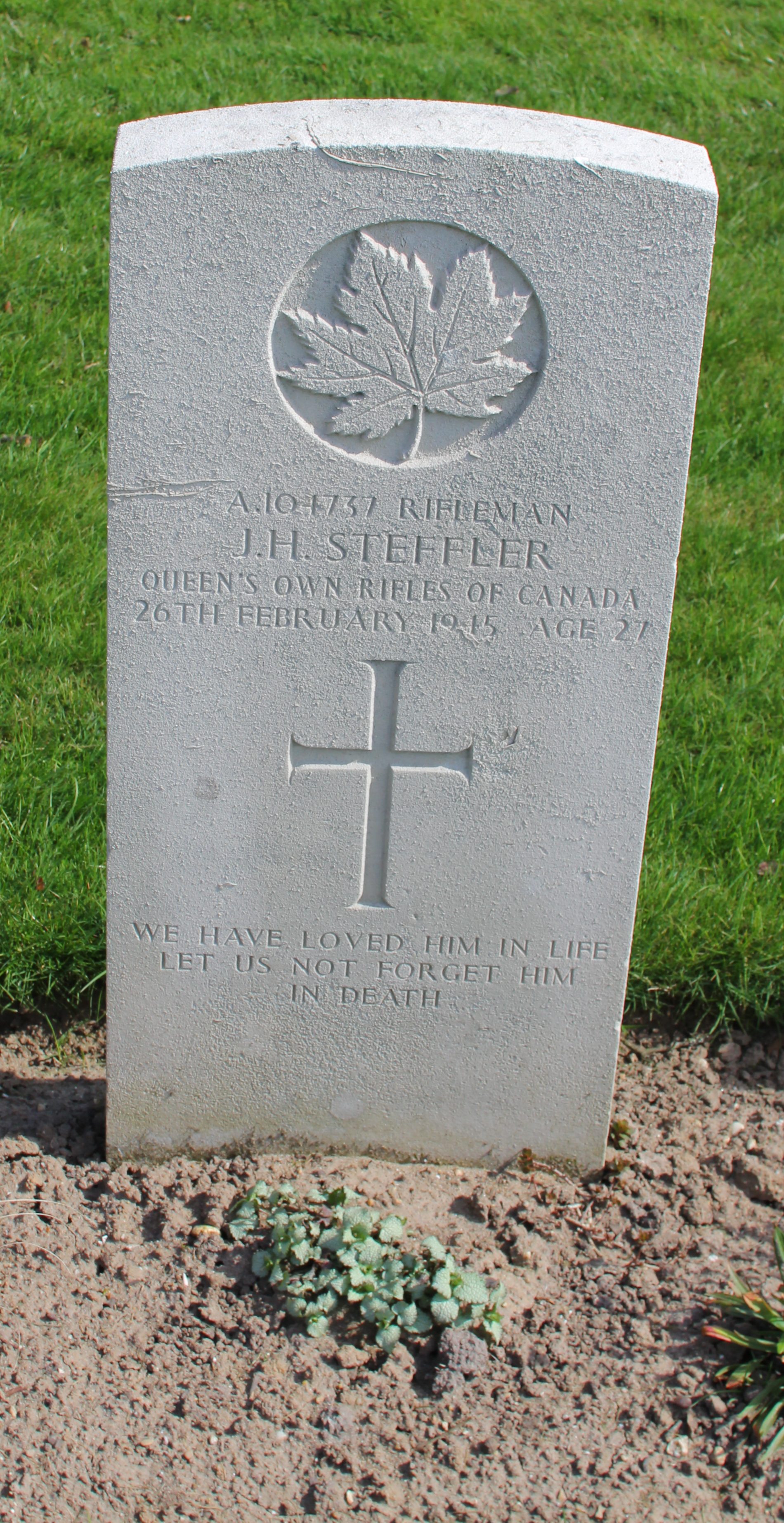 Steffler, James Harold | The Queen's Own Rifles of Canada Regimental ...