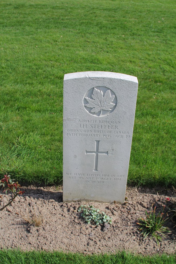 Steffler, James Harold | The Queen's Own Rifles of Canada Regimental ...