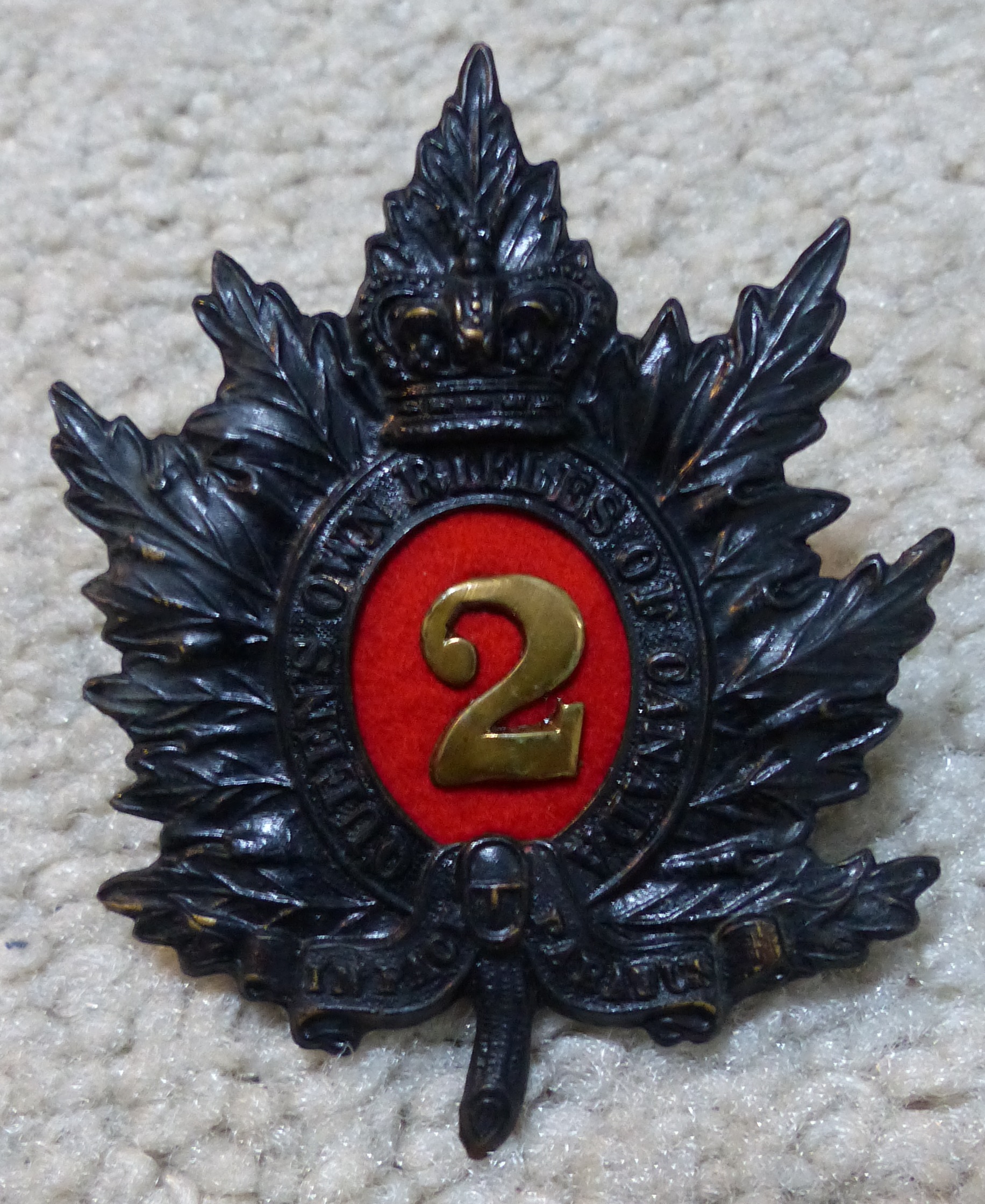 The QOR of C Cap Badges Evolution | The Queen's Own Rifles of Canada ...