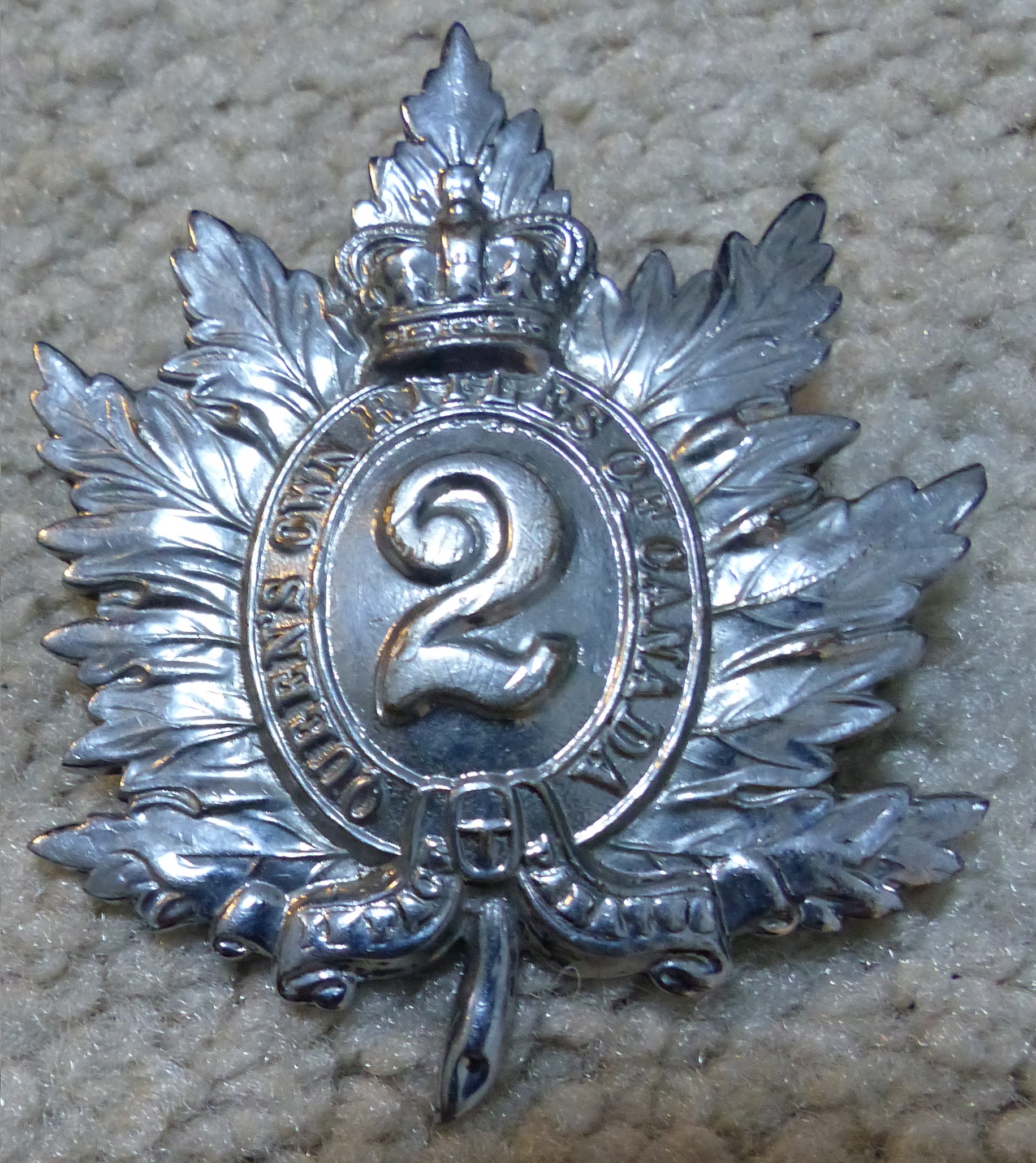 The QOR of C Cap Badges Evolution | The Queen's Own Rifles of Canada ...