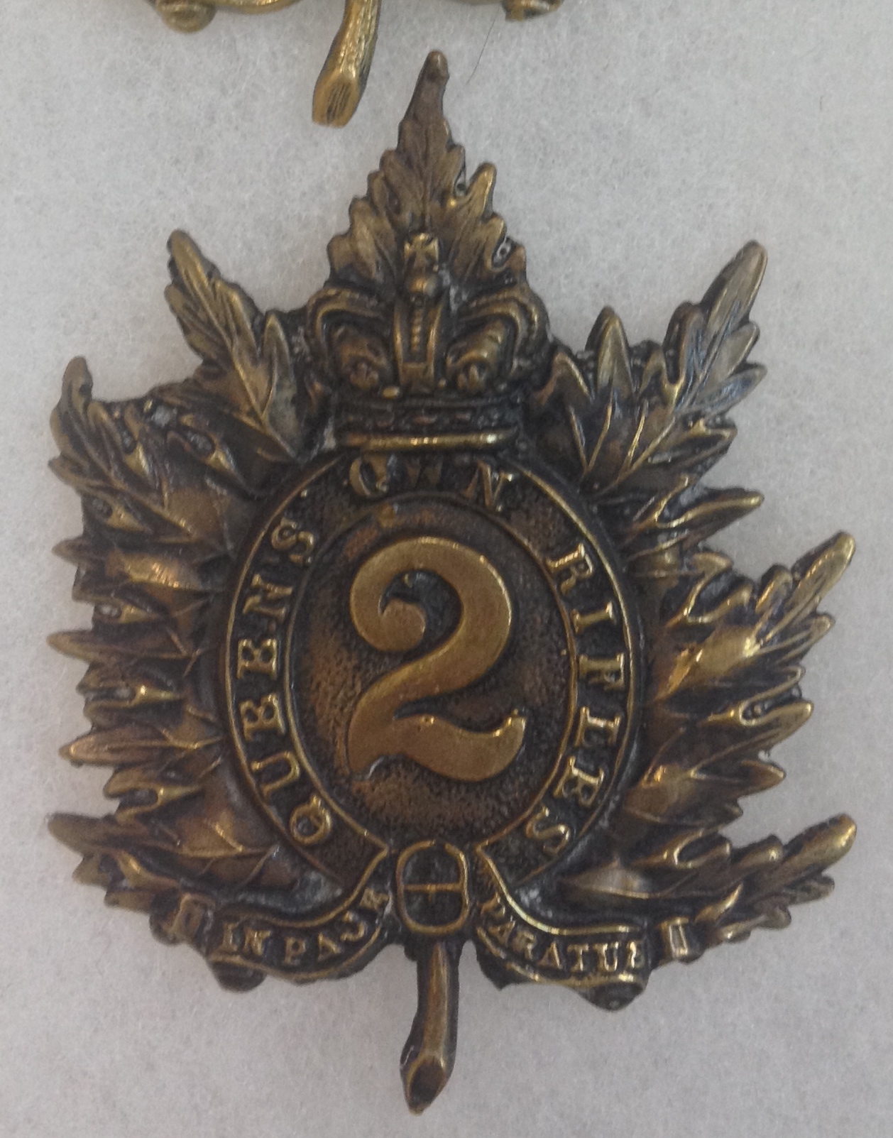 The QOR of C Cap Badges Evolution | The Queen's Own Rifles of Canada ...