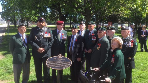 Ben Dunkelman Heritage Toronto Plaque Unveiled | The Queen's Own Rifles ...