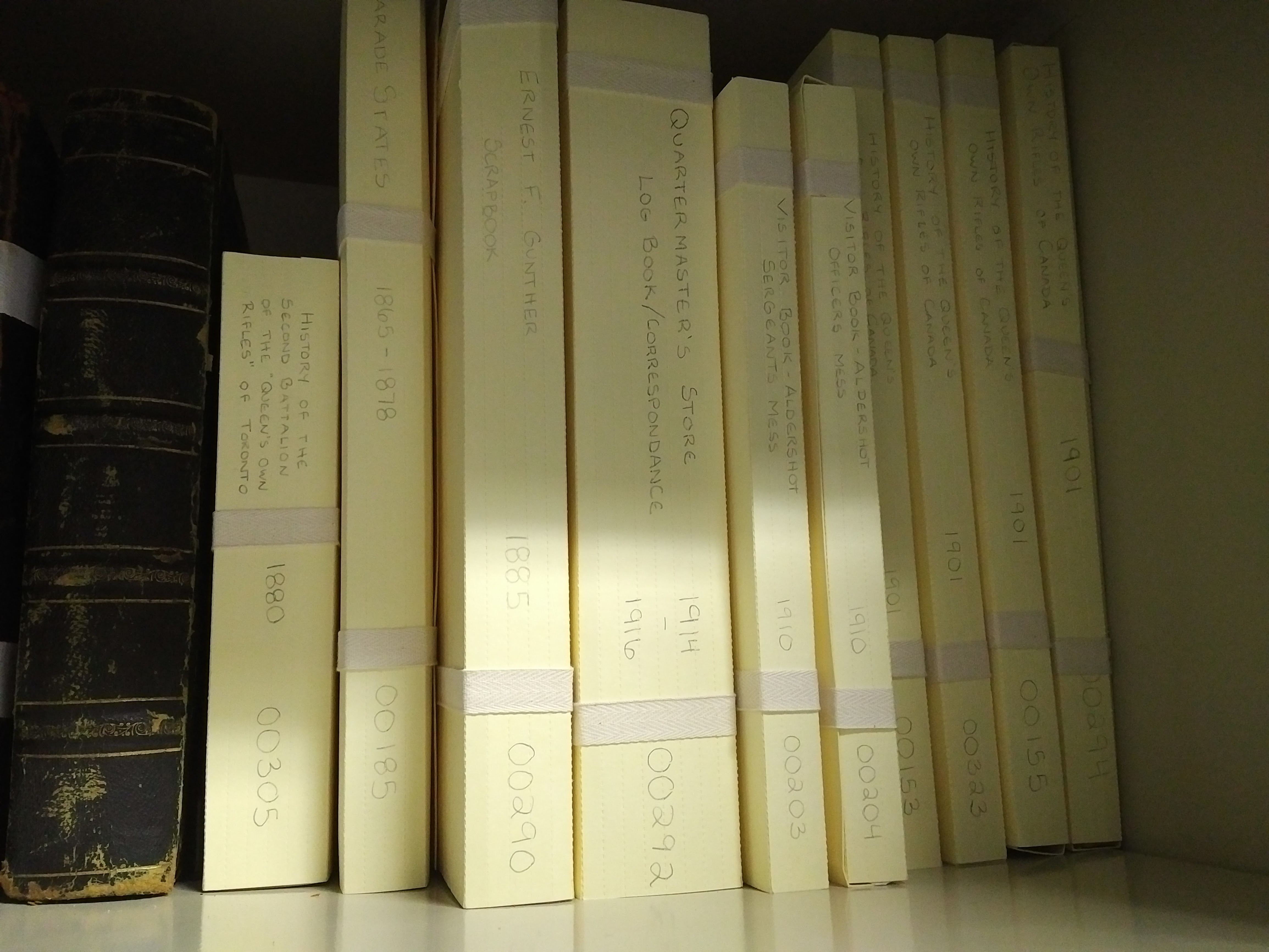 BEHIND THE SCENES: CATALOGUING AND STORAGE PART II | The Queen's Own ...