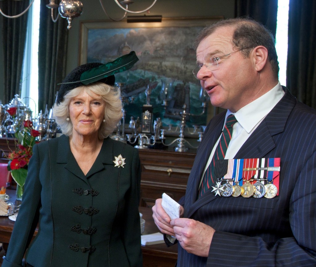 Camilla, Duchess of Cornwall with Capt Tom Foulds OStJ, CD | The Queen ...