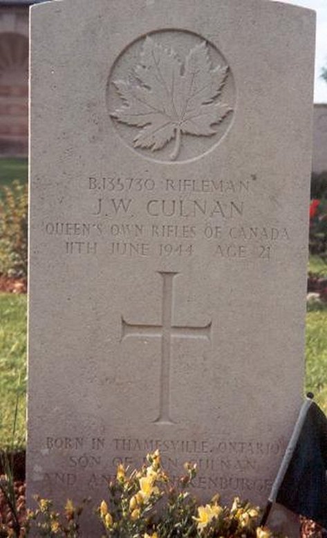 Culnan, John Windline | The Queen's Own Rifles of Canada Regimental ...