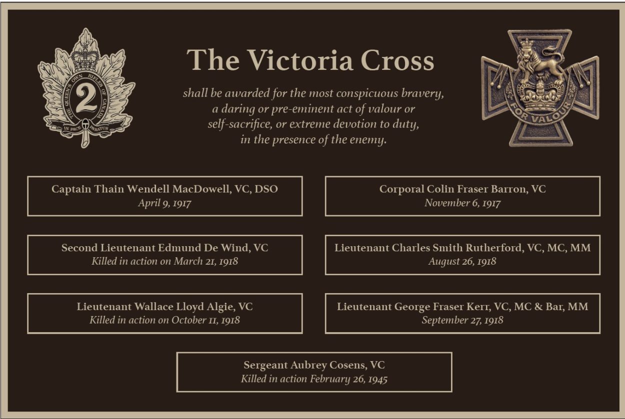 Victoria Cross Recipients | The Queen's Own Rifles of Canada Regimental ...