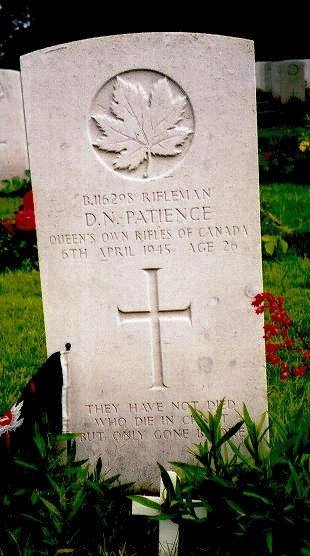 Patience, Donald Norman | The Queen's Own Rifles of Canada Regimental ...